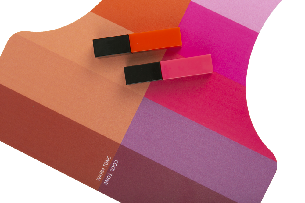 Seasonal Color Analysis Board with lip Color Matching