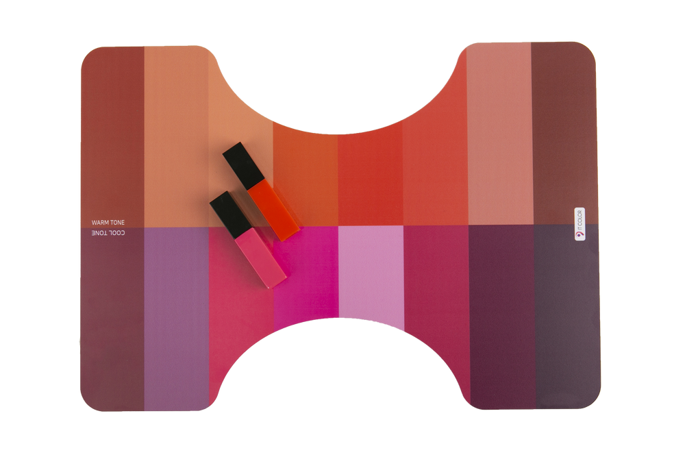 Seasonal Color Analysis Board with lip Color Matching