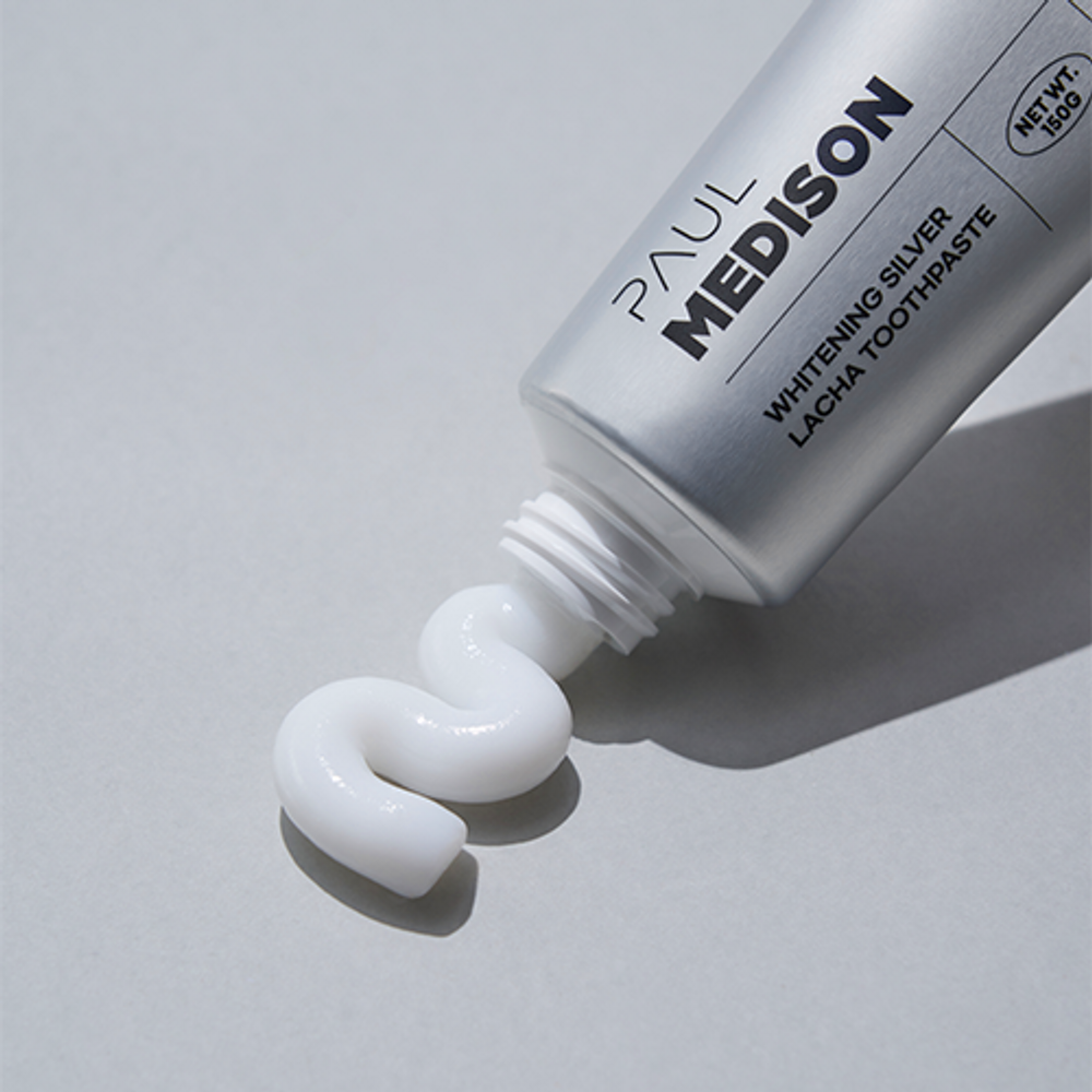 [PAUL MEDISON] Tornado Whitening Sliver Lacha Toothpaste Alpha 150g