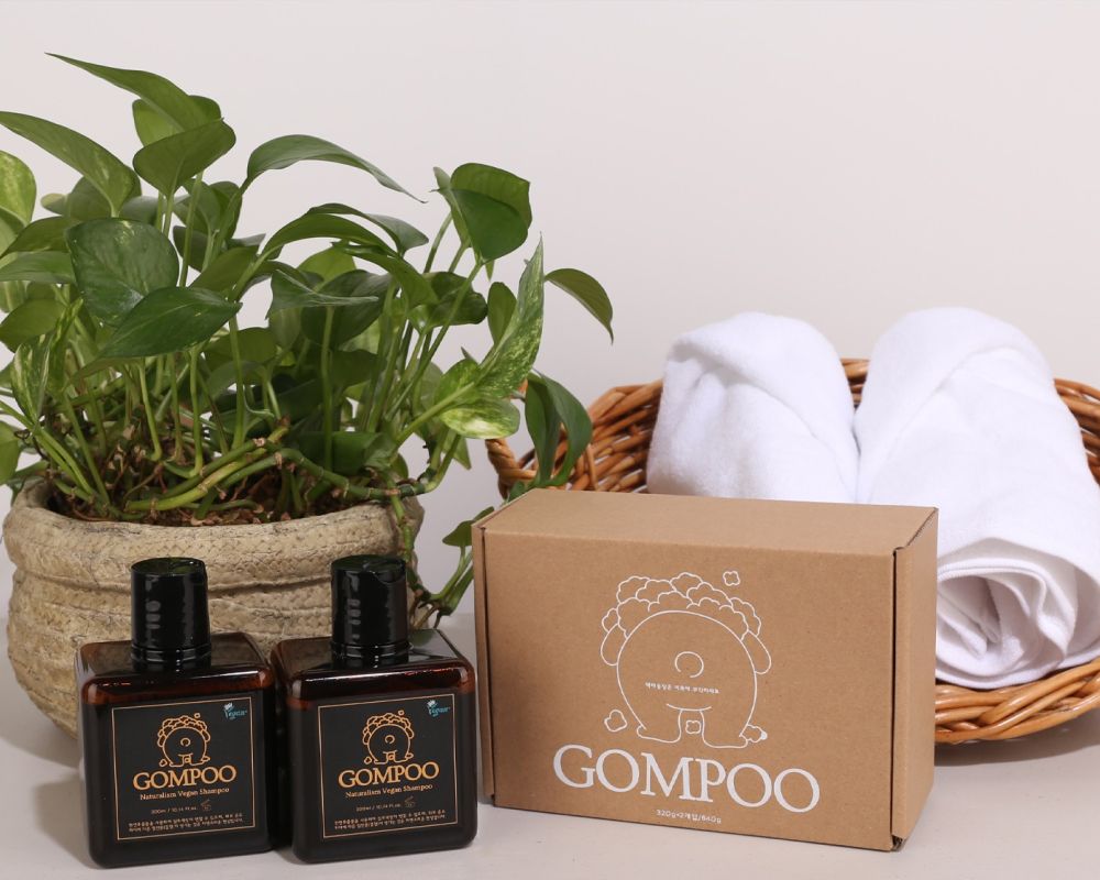 [GOMPOO] Natural Vegan Shampoo (6EA)