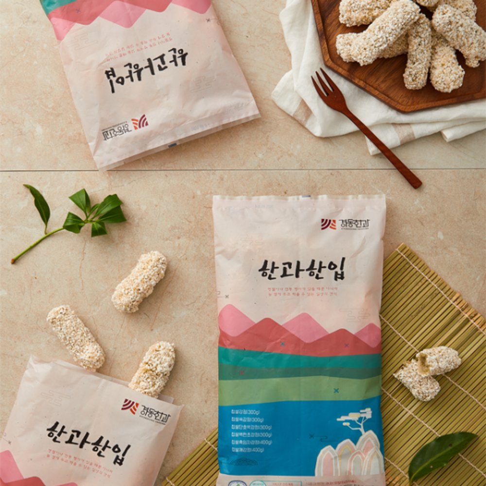 [Kyongdong Hangwa] Glutinous rice Gangjeong Set 1.2kg 2kg