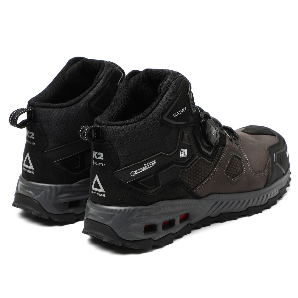 KG-101 Dark Brown GORE-TEX® Safety Shoes – Dual BOA®, Cushioning & Slip ...