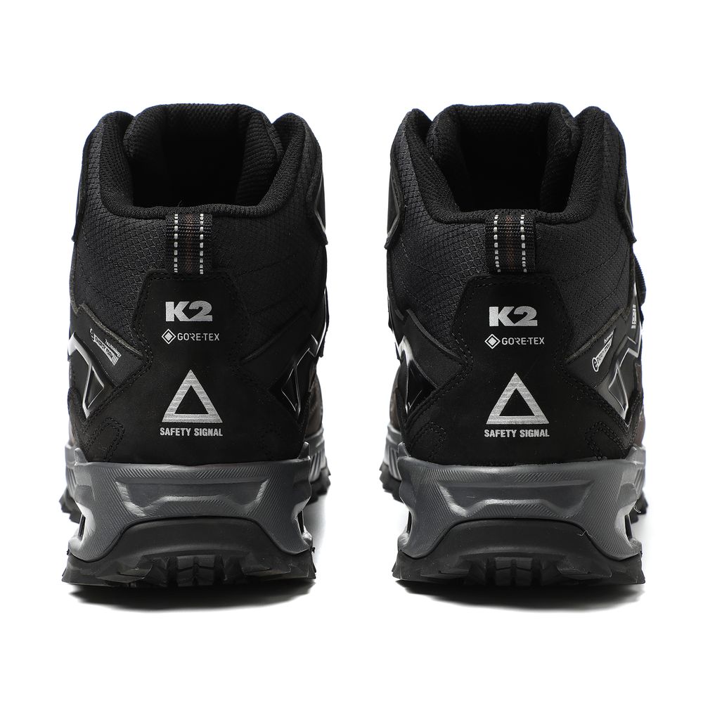 KG-101 Dark Brown GORE-TEX® Safety Shoes – Dual BOA®, Cushioning & Slip ...