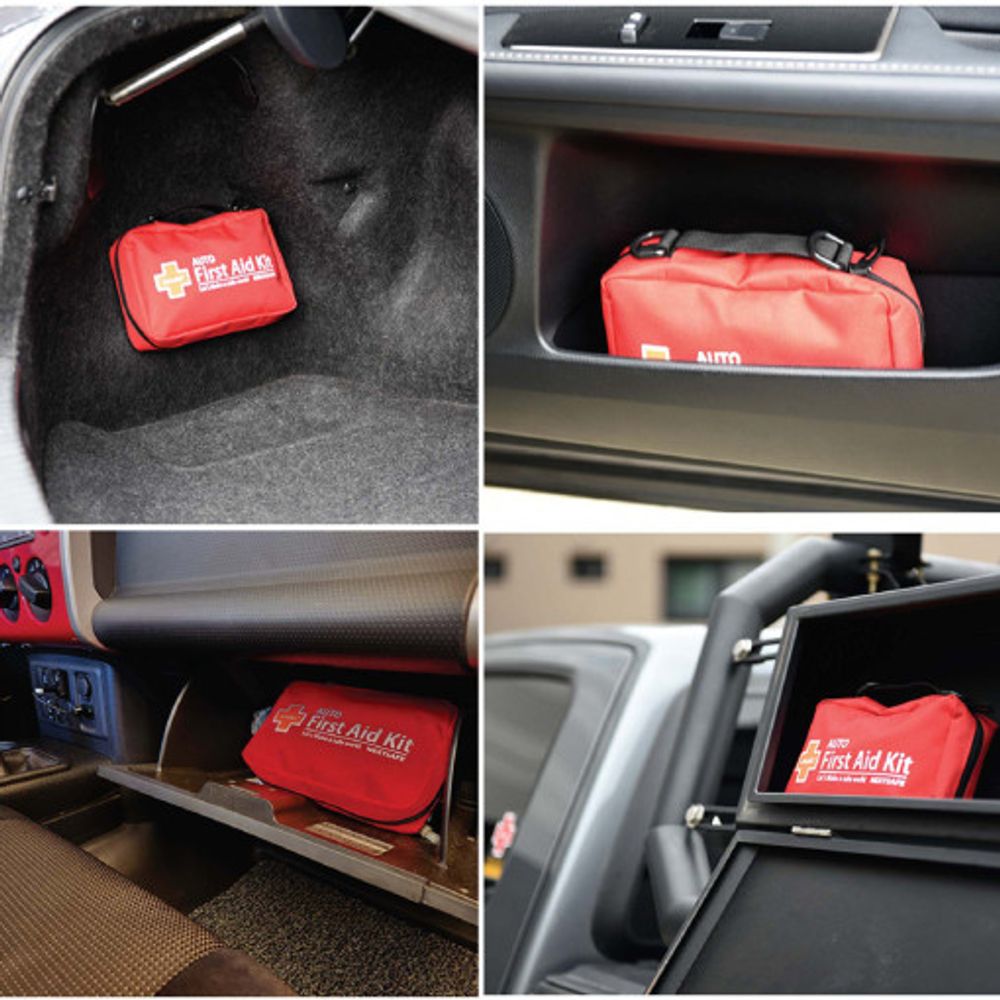 [NEXTSAFE] Auto First Aid Kit Red-Medical Kits for Any Emergencies ...
