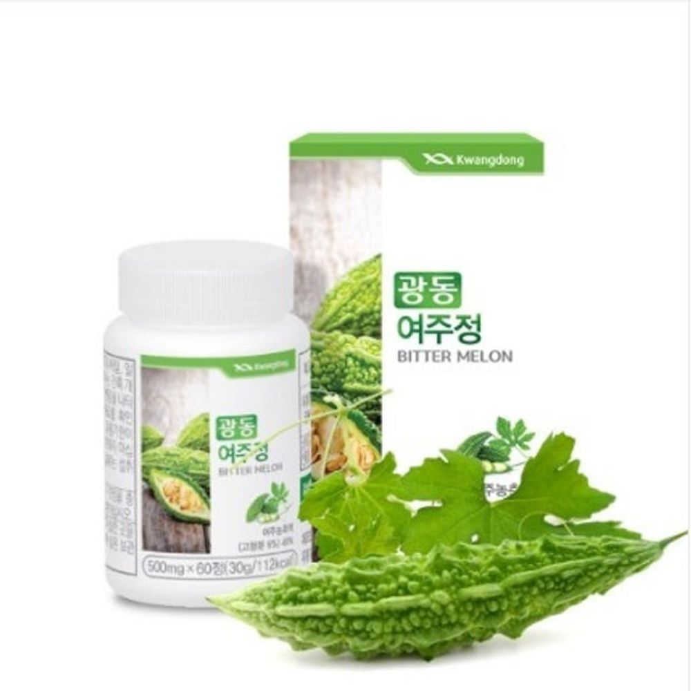 Kwangdong Korean Bitter Melon Extract Tablets, 60 Tablets