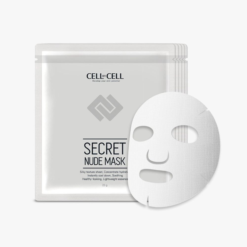 [Cellby Cell] Secret Nude Mask 23g*5EA | Intense Hydration, Whitening, and Wrinkle Improvement ...