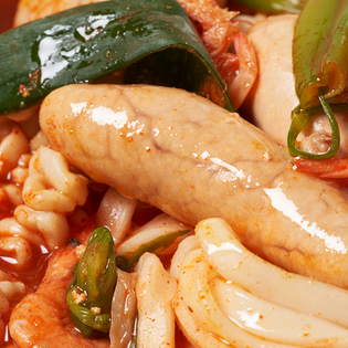 [Jinji] Hani Spicy Fish Roe and Intestines Noodles soup 1.03kg (2-3 ...