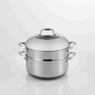 COOKCELL Black Cube Steamer Pot