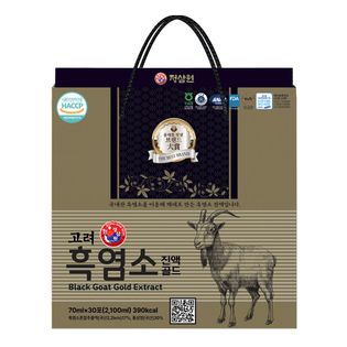 [JEONGSAMWON] Korean Black Goat Extract Gold 70ml x 30 Packs